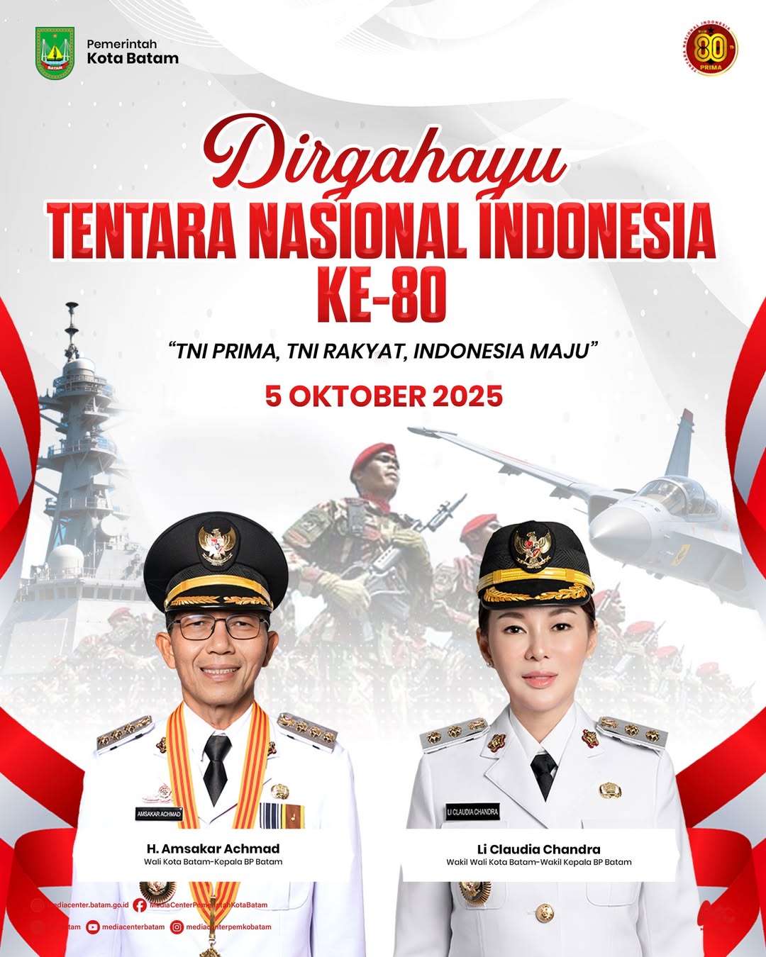 Dirgahayu Tentara Nasional Indonesia ke-80! – Dinas Cipta Karya dan ...