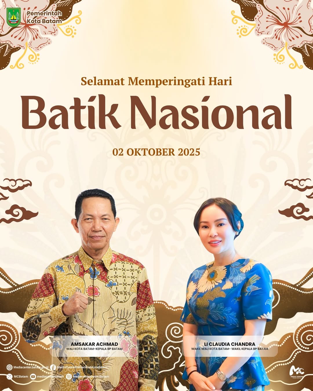 Selamat Hari Batik Nasional, 2 Oktober 2025 – Dinas Cipta Karya dan Tata Ruang