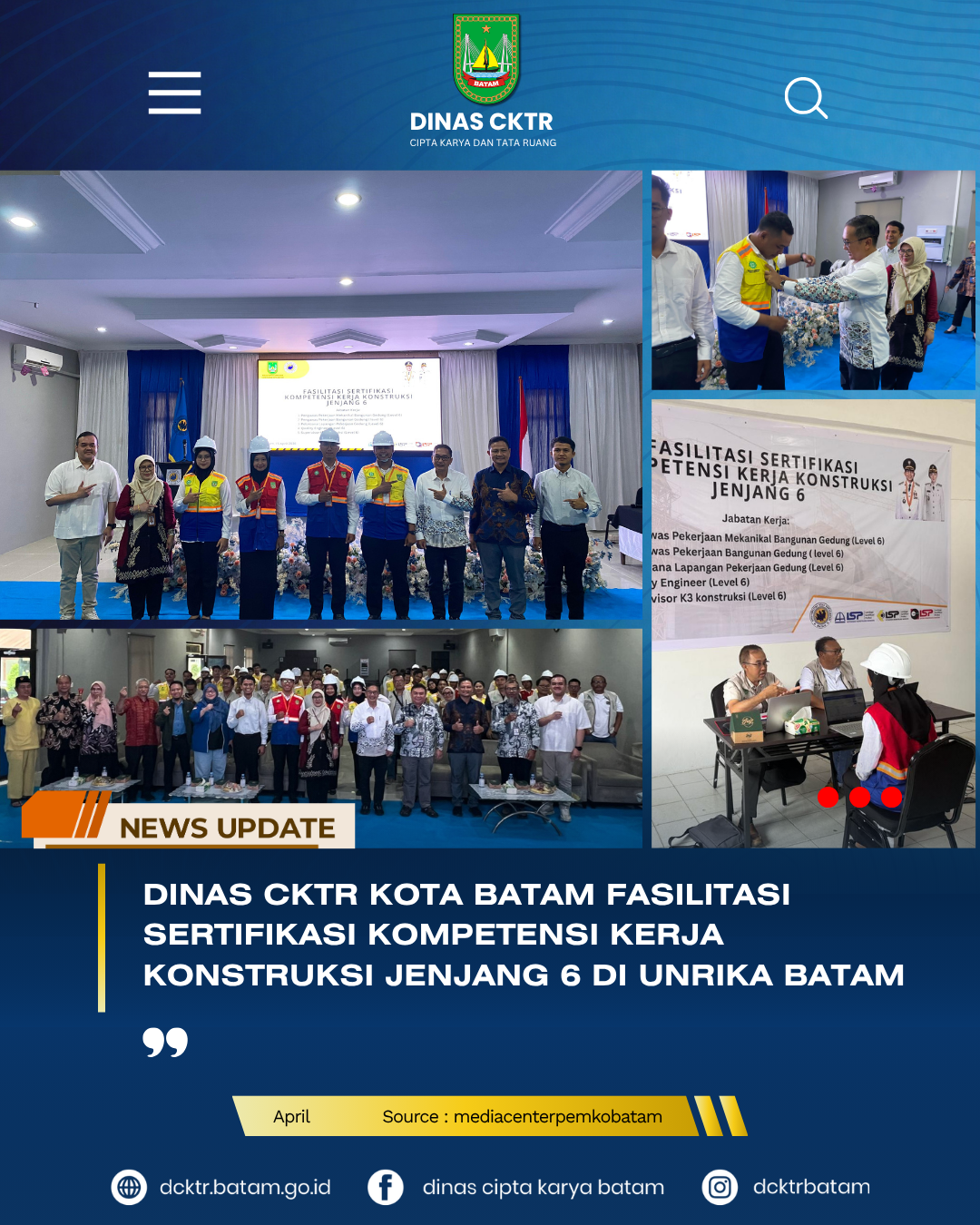 Dinas Cipta Karya dan Tata Ruang – pemerintah Kota Batam